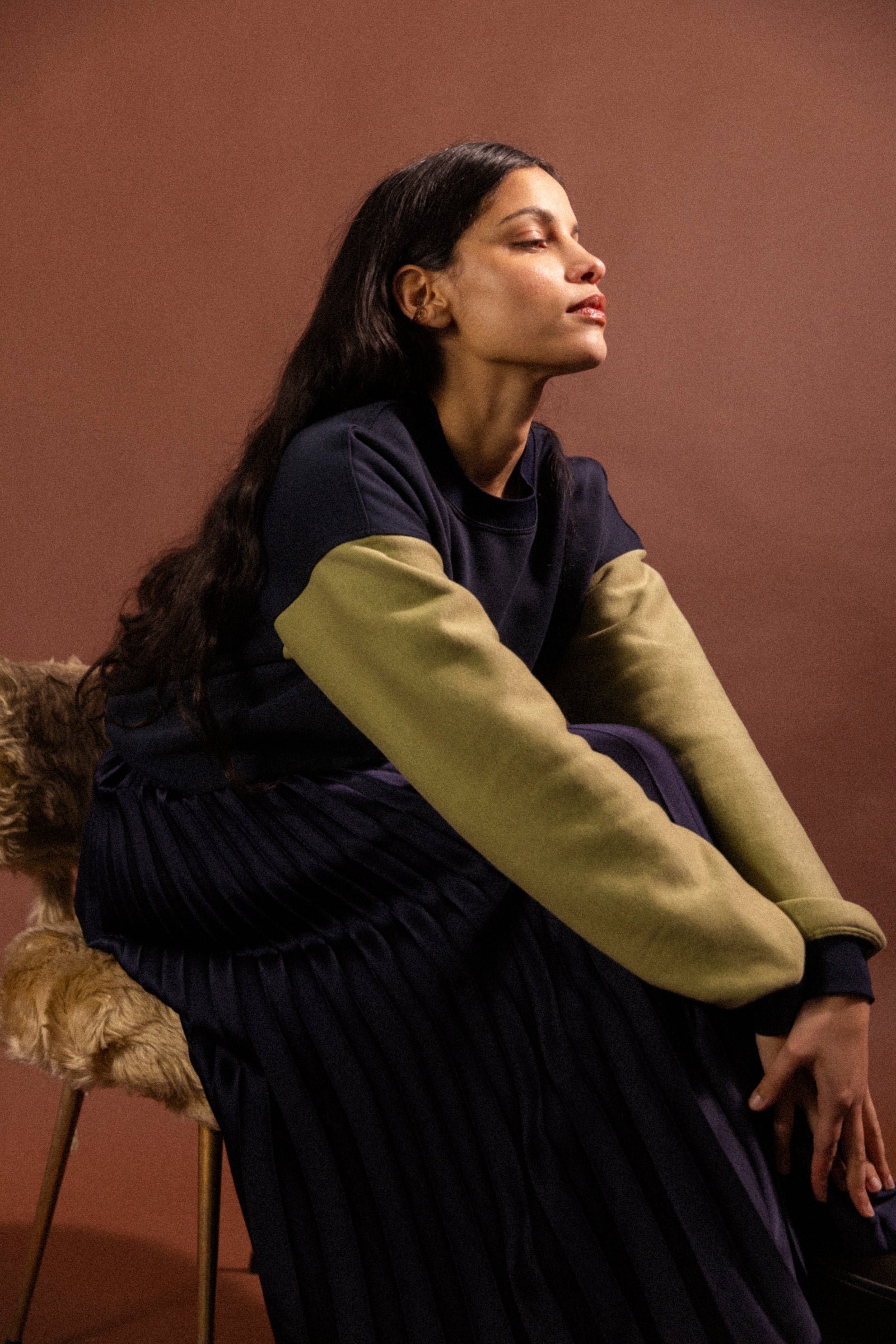 Sweat colorblock Marie – Les jupes de Prune