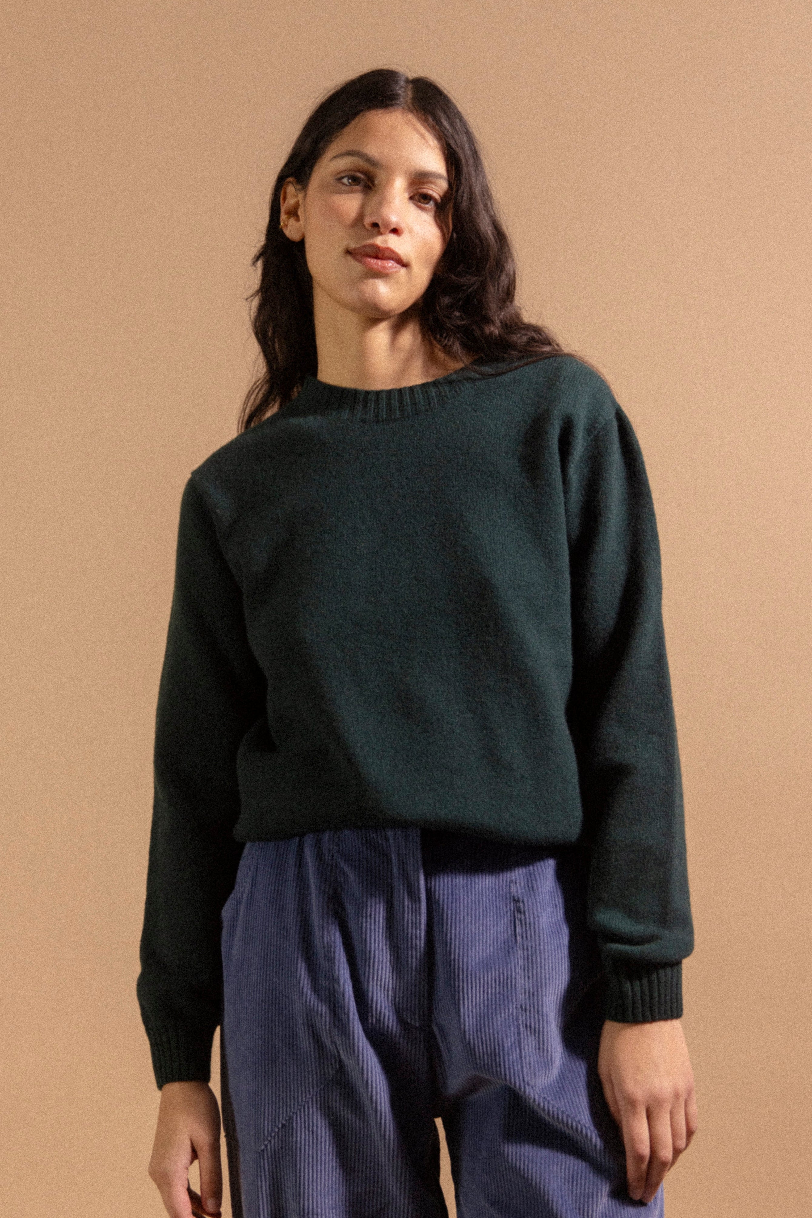 Pull Chloé vert émeraude – Les jupes de Prune