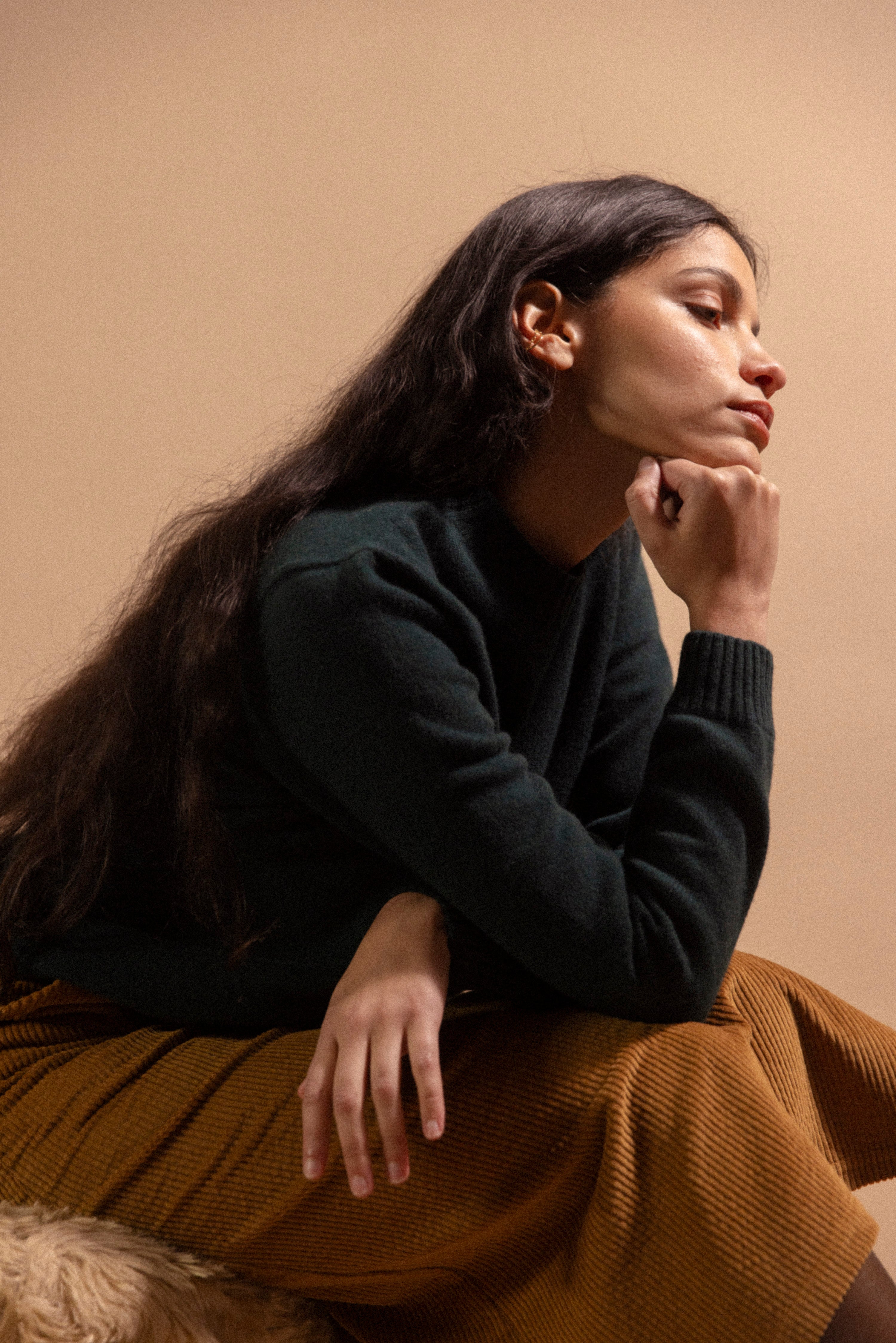 Pull Chloé vert émeraude – Les jupes de Prune